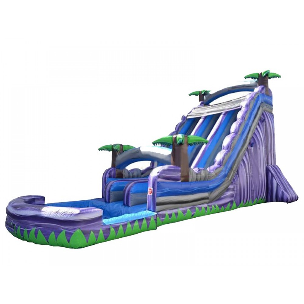 22' Double Bay Water Slide, Commercial Inflatable Water Slides For Sale.