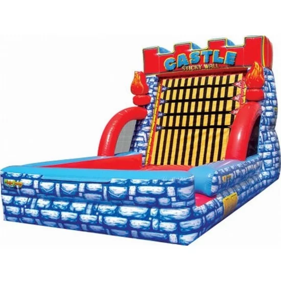 Castle Sticky Wall, Commercial Inflatable Castle Sticky Wall For Sale ...