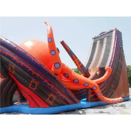 Inflatable Kraken Slide, Kraken Inflatable Pirate Ship Slide For Sale ...