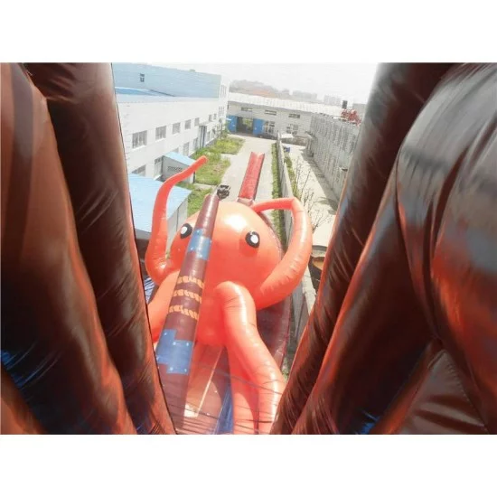 Inflatable Kraken Slide, Kraken Inflatable Pirate Ship Slide For Sale ...