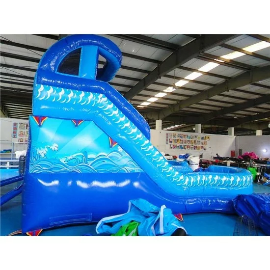 Double Splash Slide, Cheap Inflatable Double Splash Slide For Sale ...