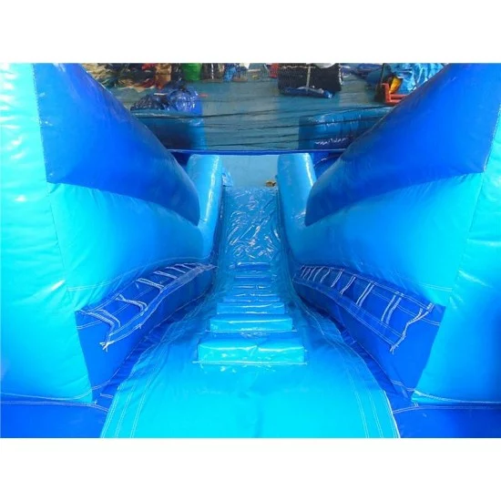 Double Splash Slide, Cheap Inflatable Double Splash Slide For Sale ...