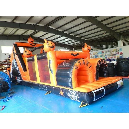 Backyard Halloween Obstacle Course, Inflatable Halloween Obstacle ...