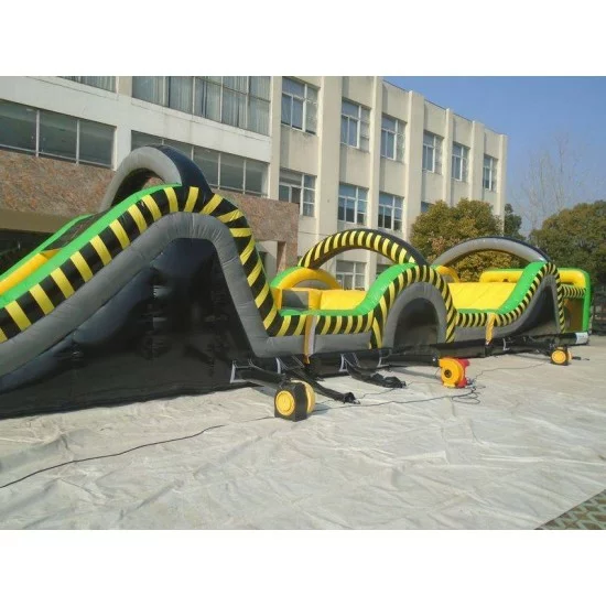 95ft Toxic Rush Inflatable Obstacle Course For Sale - Inflatable ...