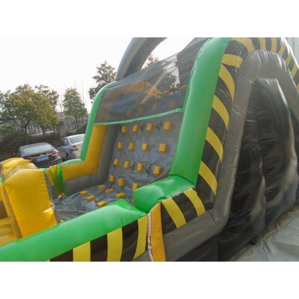 95ft Toxic Rush Inflatable Obstacle Course For Sale - Inflatable ...