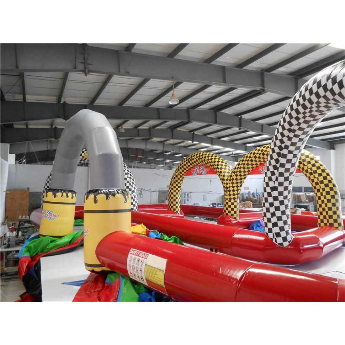 Inflatable Entertainment Race Track, Inflatable Entertainment Race ...